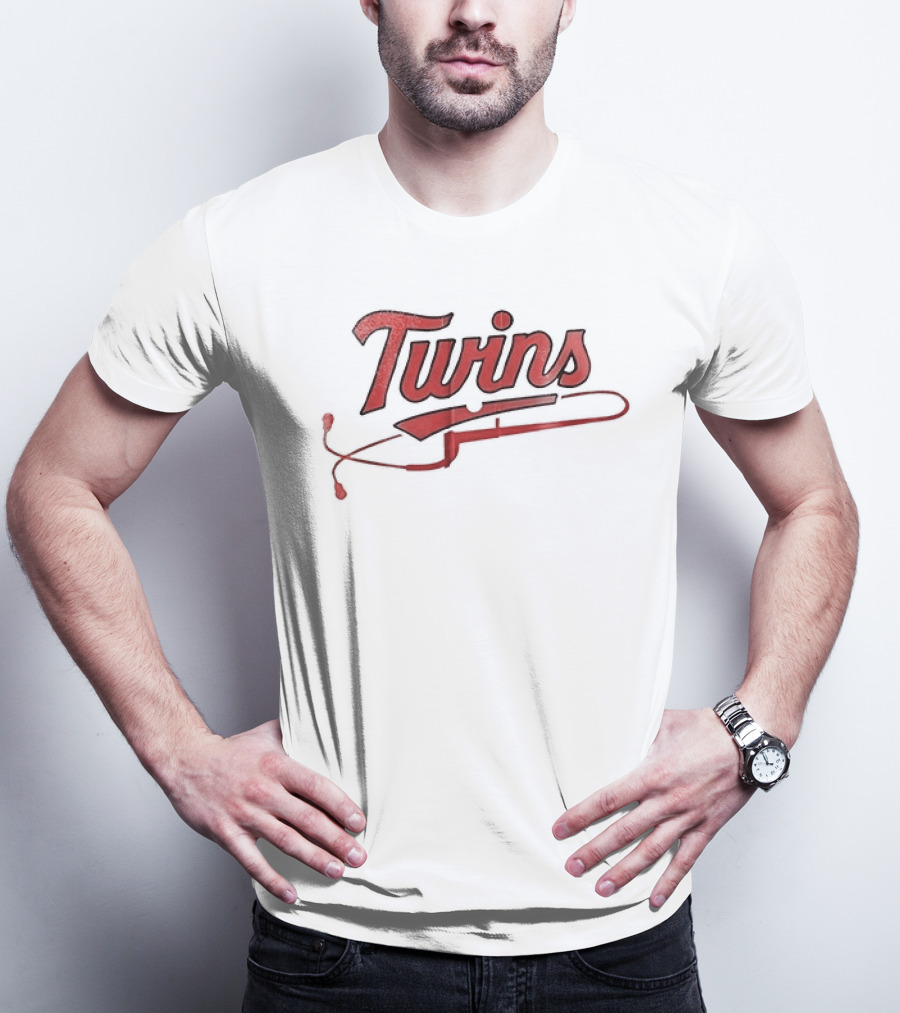 Minnesota Twins Heartbeat Healthcare Appreciation T-Shirt
