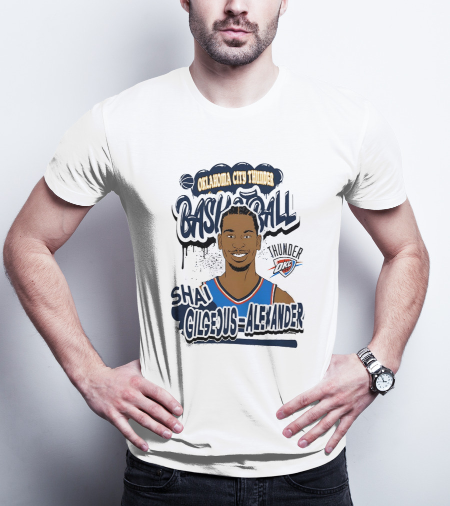 Oklahoma City Thunder Shai Gilgeous Alexander Basketball Thunder T-Shirt