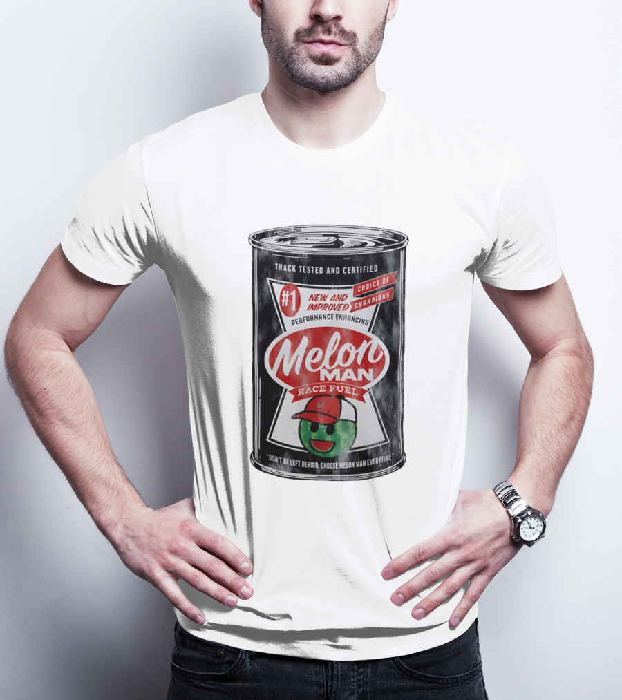 Ross Chastain #1 Melon Man Race Fuel Track Tested Performance Enhancing T-Shirt