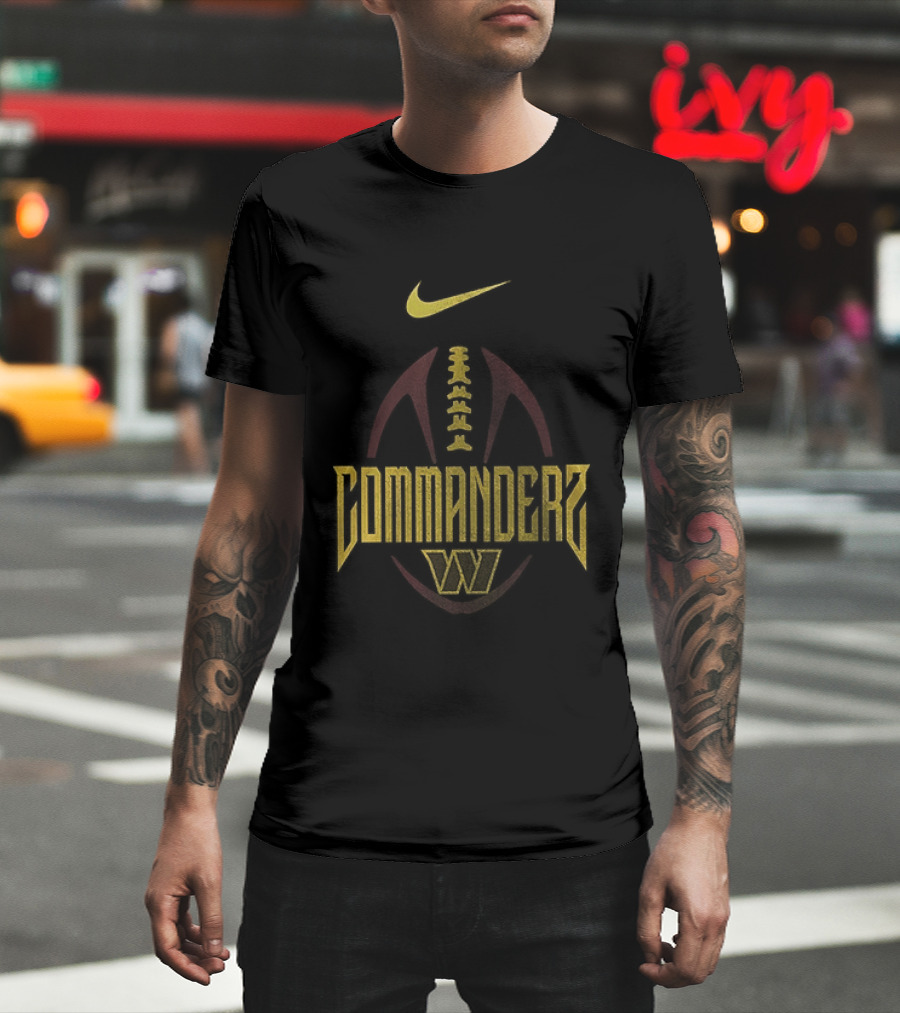 Nike Washington Commanders Football Racing T-Shirt