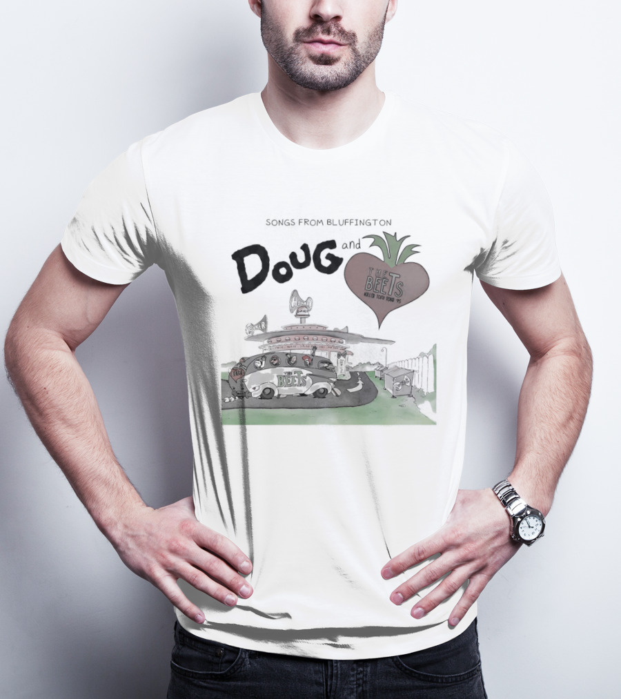 Songs From Bluffington Doug And The Beets Killer Tofu Tour Vintage Cartoon Music Festival T-Shirt