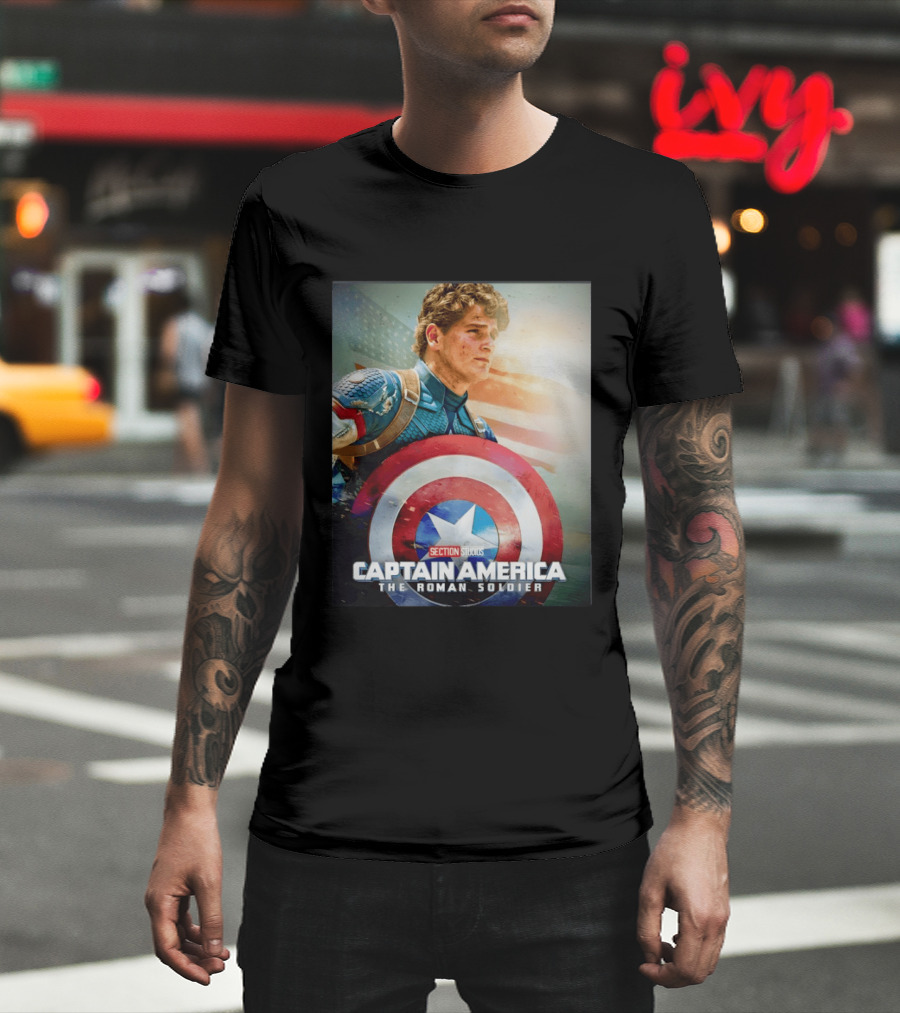 SECTION STUDIOS Captain America The Roman Soldier T-Shirt