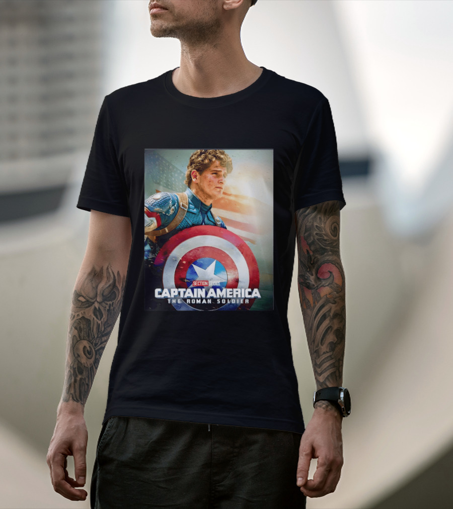 SECTION STUDIOS Captain America The Roman Soldier T-Shirt