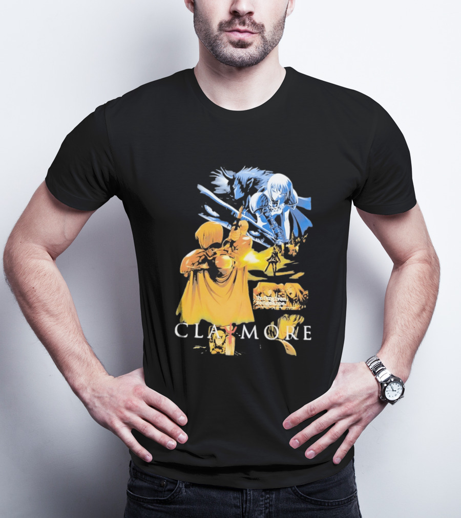 Claymore Clare Unforgiven Vengeance Sword Battle Scene T-Shirt