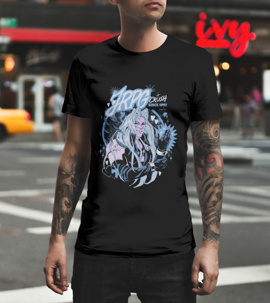 Sefikura JRPG Crush Iconic Character Tribute Since 1997 T-Shirt