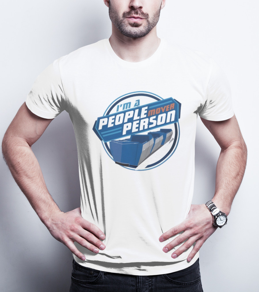 I'm A People Mover Person Retro Style Transport T-Shirt
