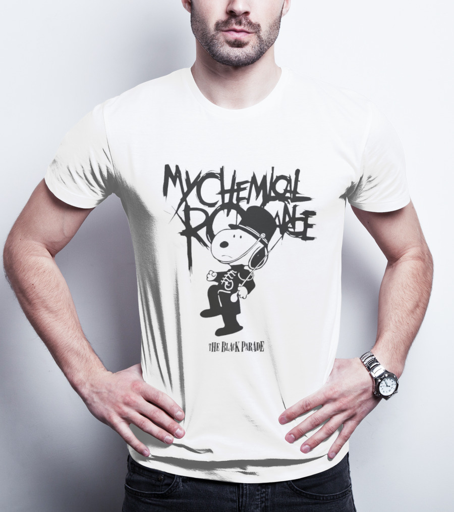 My Chemical Romance Snoopy The Black Parade Fan T-Shirt