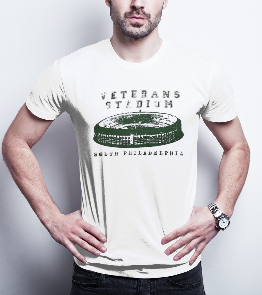 Veterans Stadium South Philadelphia Stadium Oval Arena T-Shirt