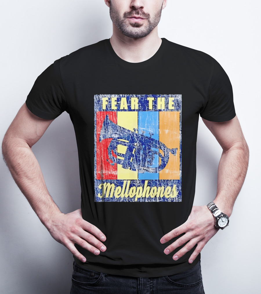 Fear The Mellophones Retro Trumpet Pop T-Shirt