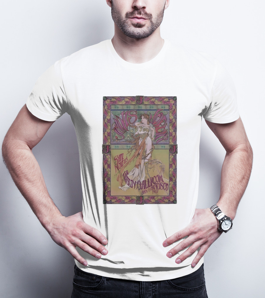 Janis Joplin Avalon Ballroom San Francisco 1967 Art Nov 12 T-Shirt