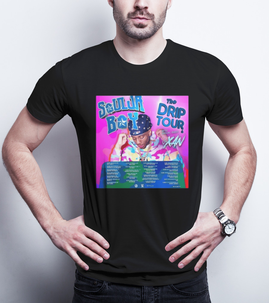 Soulja Boy Lil Xan The Drip Tour 2026 US Concert Dates With Special Guest T-Shirt