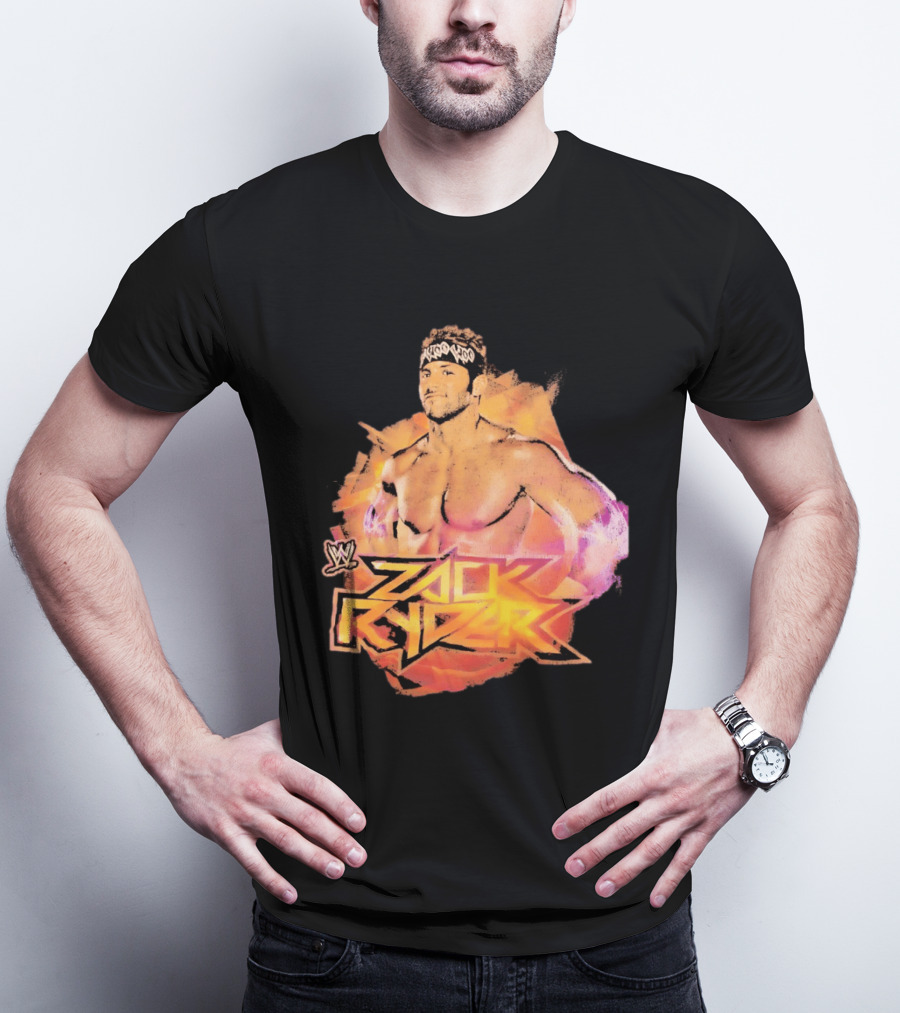 Zack Ryder WWE Woo Woo Woo Headband Wrestler T-Shirt