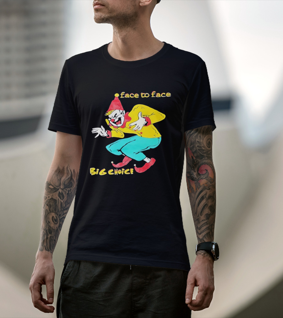 Face To Face Big Choice Punk Band Clown T-Shirt