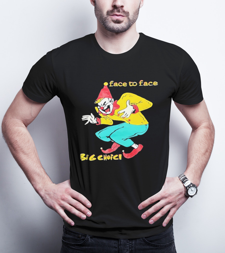 Face To Face Big Choice Punk Band Clown T-Shirt