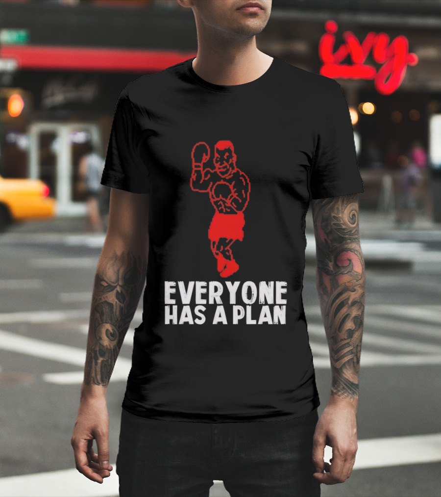Everyone Has A Plan Punchout Video Game Boxing T-Shirt