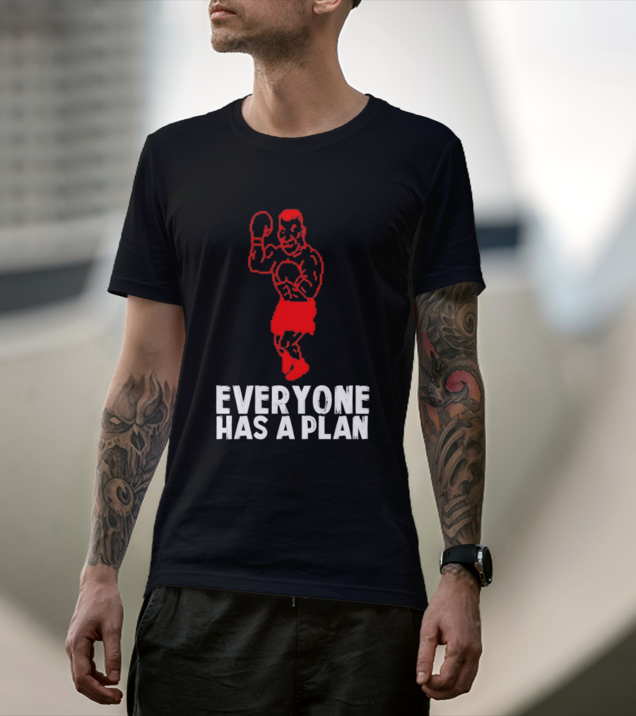 Everyone Has A Plan Punchout Video Game Boxing T-Shirt