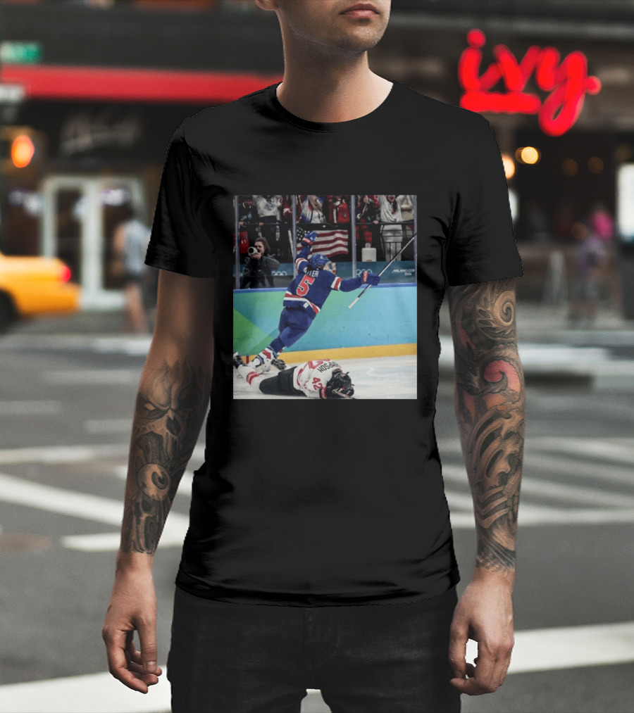 Team USA Women's Hockey Gold Win Milan 2026 Celebration T-Shirt