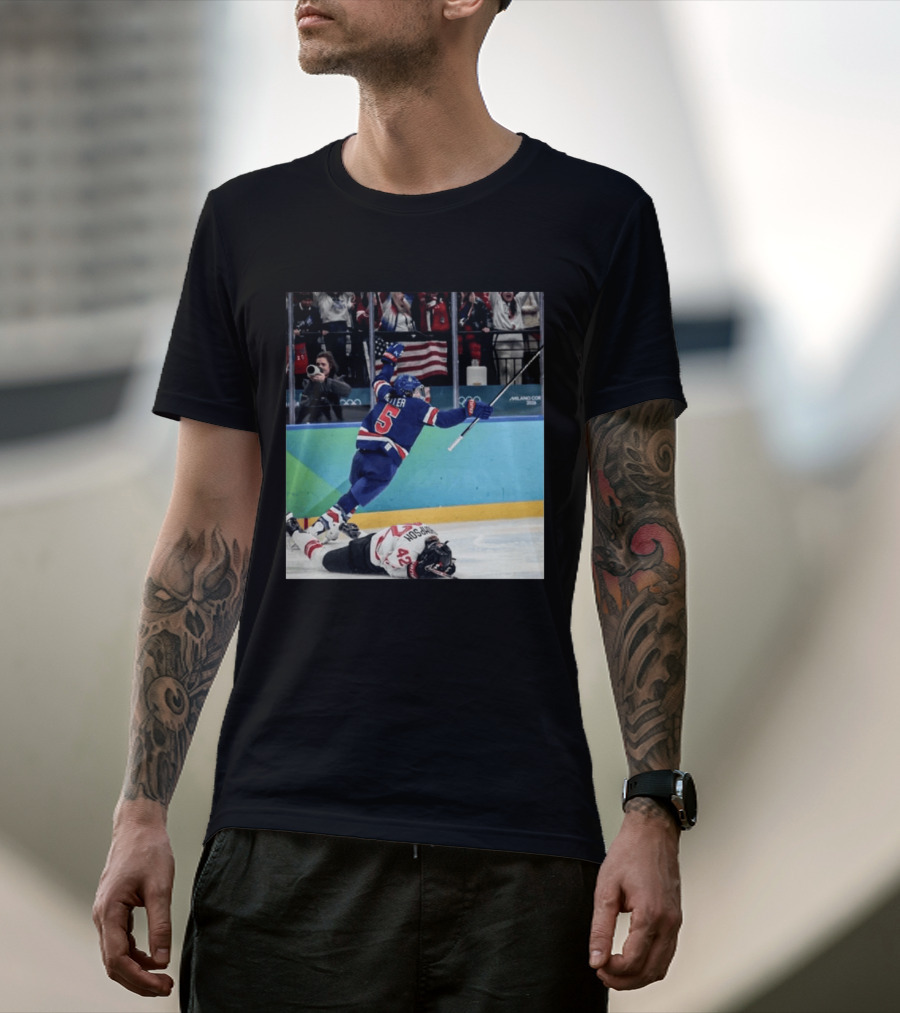 Team USA Women's Hockey Gold Win Milan 2026 Celebration T-Shirt