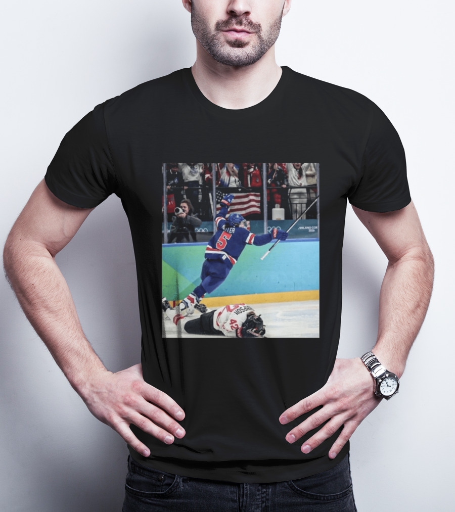Team USA Women's Hockey Gold Win Milan 2026 Celebration T-Shirt