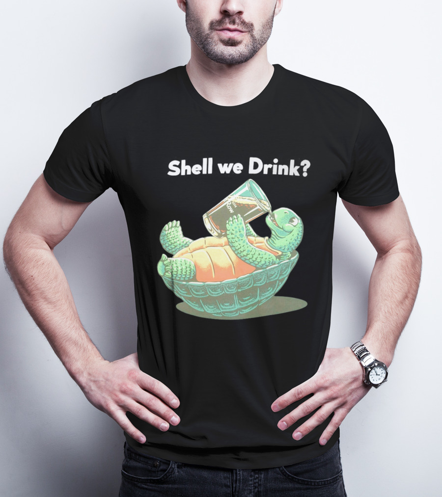 Shell We Drink Irish Party Turtle T-Shirt