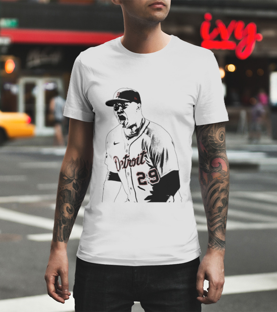 Detroit Tigers Tarik Skubal 29 Don't Tap T-Shirt