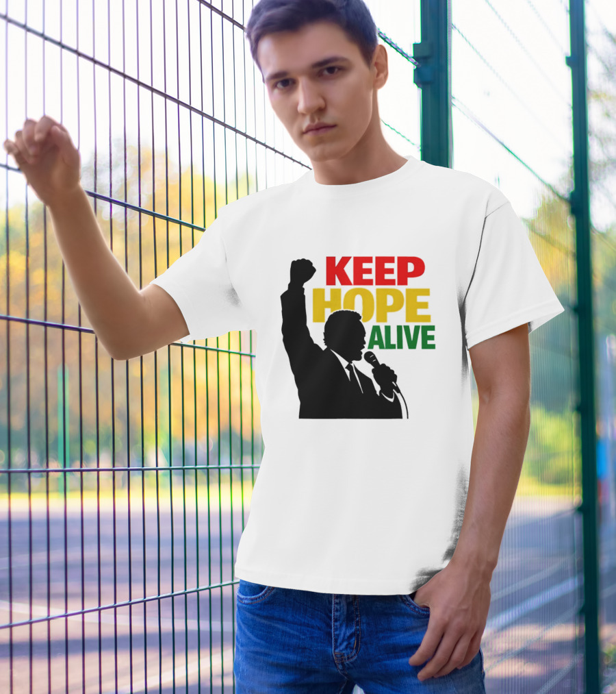 Keep Hope Alive Raised Fist T-Shirt