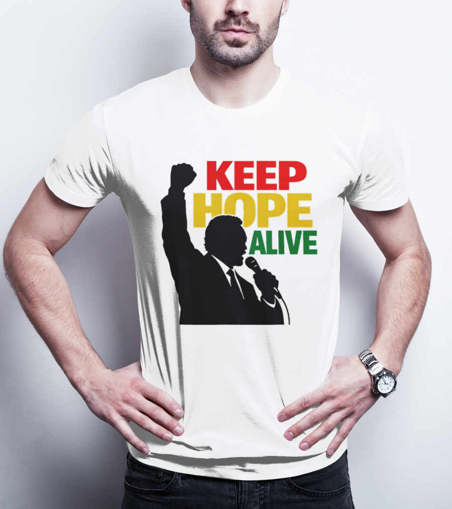 Keep Hope Alive Raised Fist T-Shirt