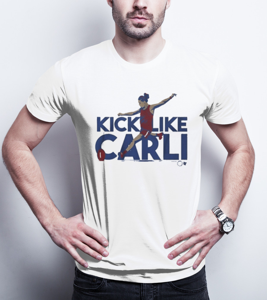 Kick Like Carli USWNT Player Soccer T-Shirt