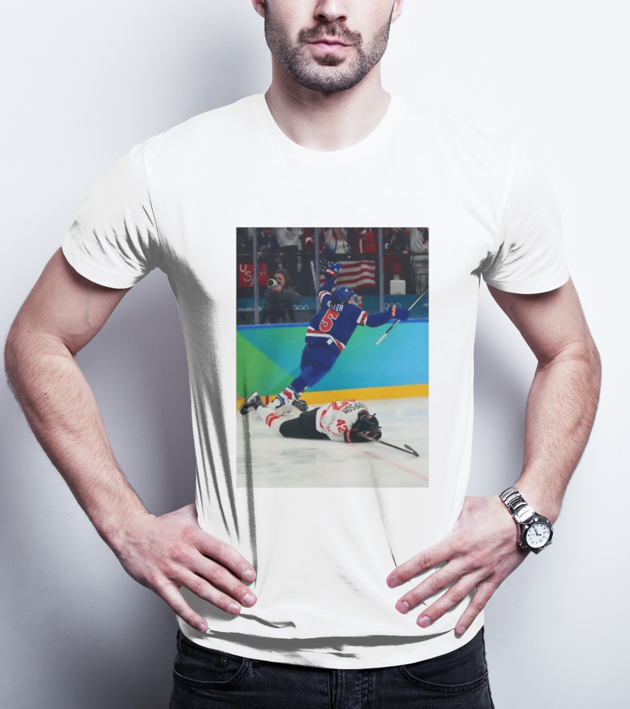 Megan Keller USA Olympic Hockey OT Goal Celebration T-Shirt