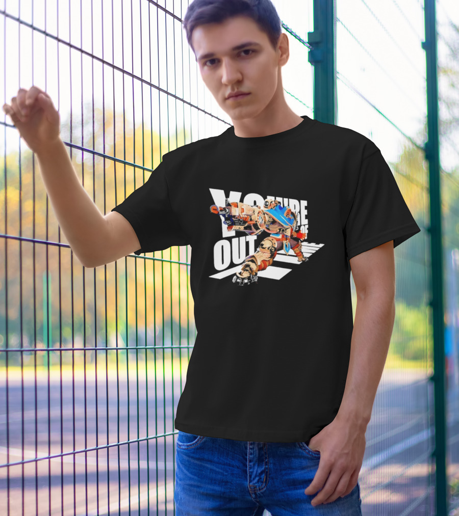 You're Out Of Time Paladins Video Game Character Action Pose T-Shirt