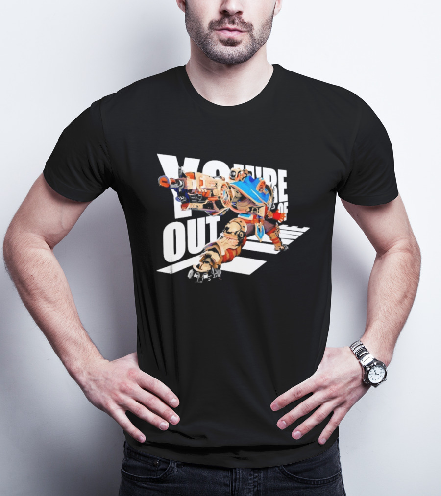 You're Out Of Time Paladins Video Game Character Action Pose T-Shirt