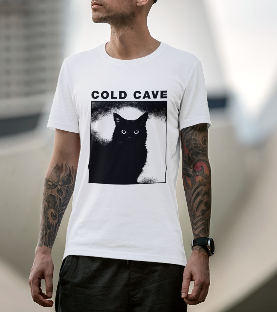 COLD CAVE Cat In Shadow T-Shirt