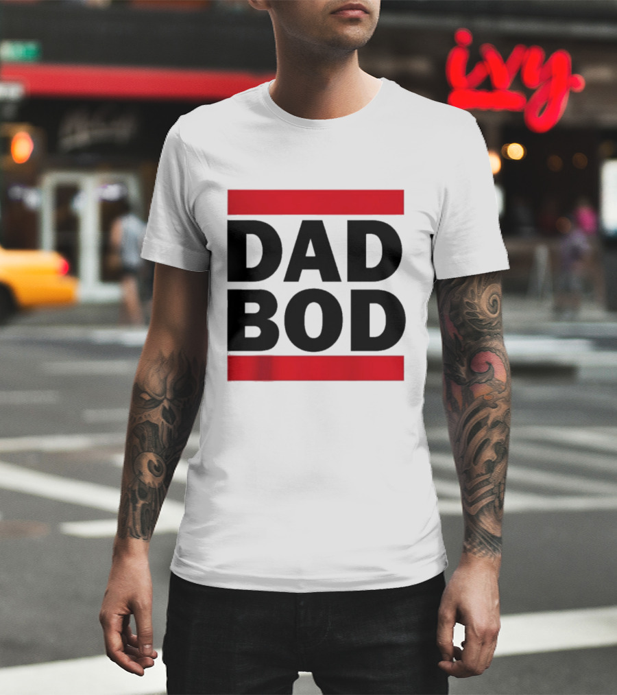 Dad Bod Red Stripes T-Shirt