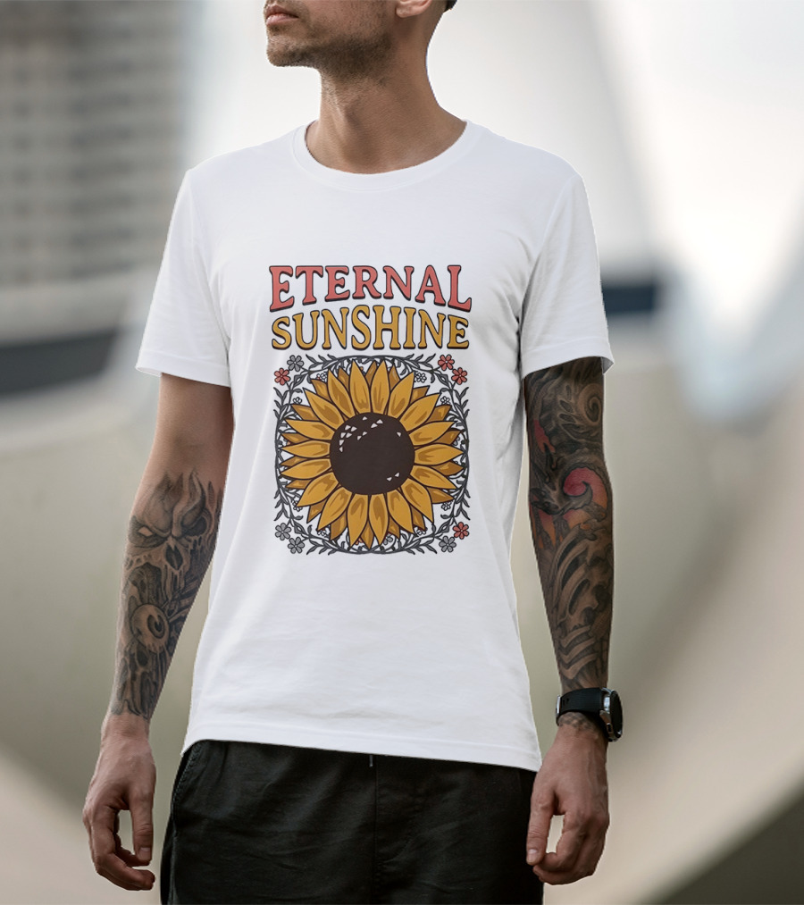 Eternal Sunshine Sunflower Blossom Floral T-Shirt