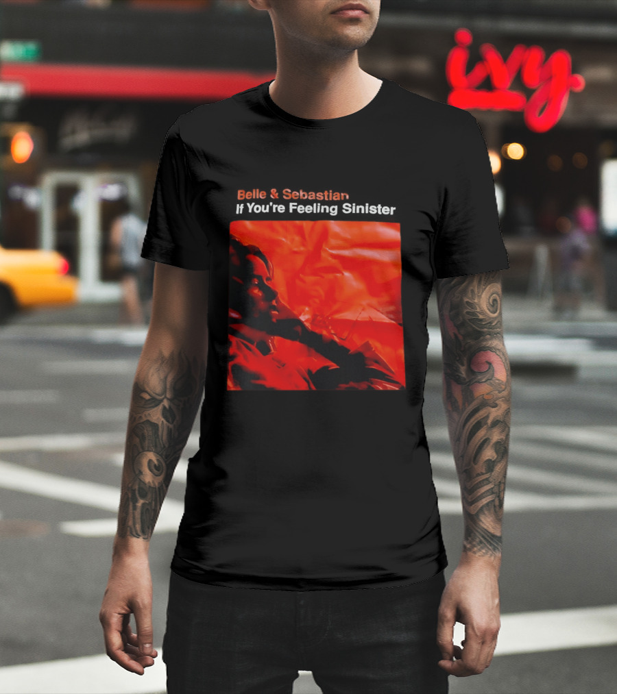 Belle And Sebastian If You're Feeling Sinister Album Art Red T-Shirt