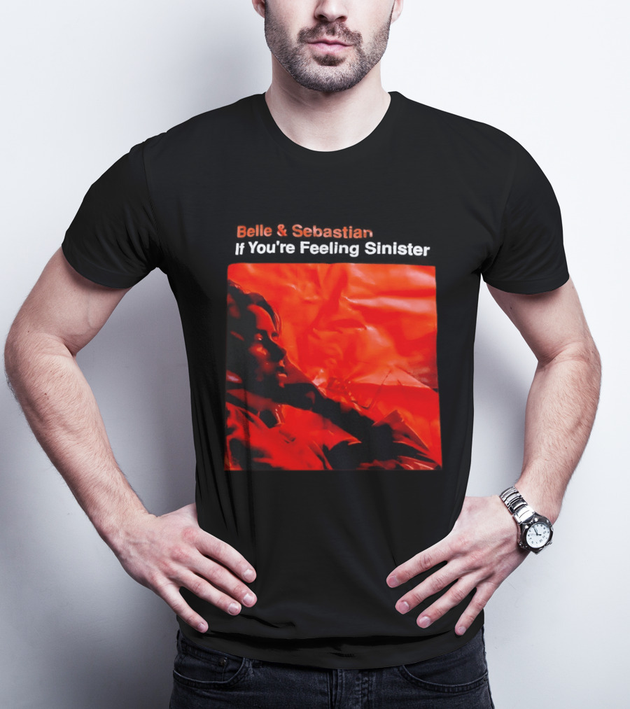 Belle And Sebastian If You're Feeling Sinister Album Art Red T-Shirt