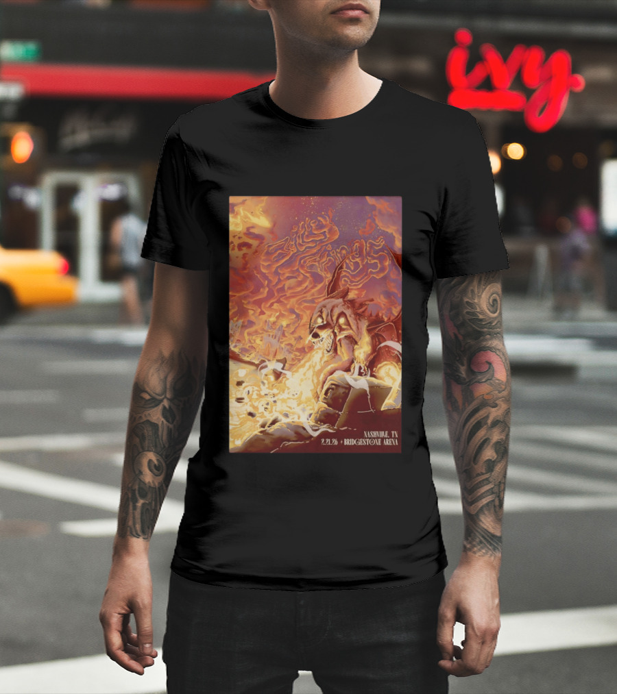 Billy Strings 2.21.26 Bridgestone Arena Nashville TN T-Shirt