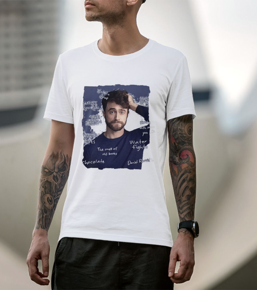 Bubble Wrap Beside Water Fights Ice Cream Chocolate The Smell Of Old Books Daniel T-Shirt
