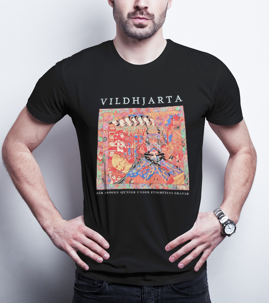 Vildhjarta Där Skogen Sjunger Under Evighetens Granar Psychedelic Fantasy Forest Band T-Shirt
