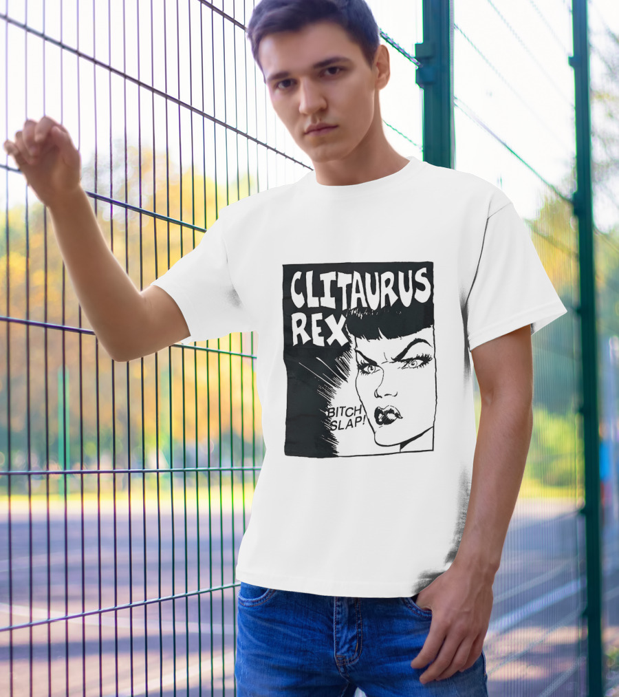 Clitaurus Rex Bitch Slap Retro Punk T-Shirt