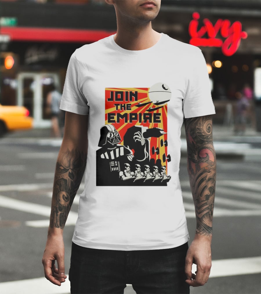 Join The Empire Propaganda Galactic Battle Recruitment T-Shirt