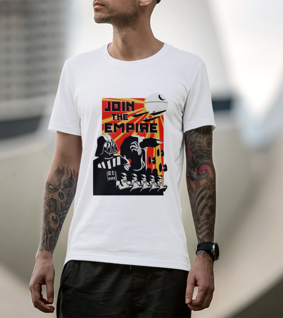 Join The Empire Propaganda Galactic Battle Recruitment T-Shirt