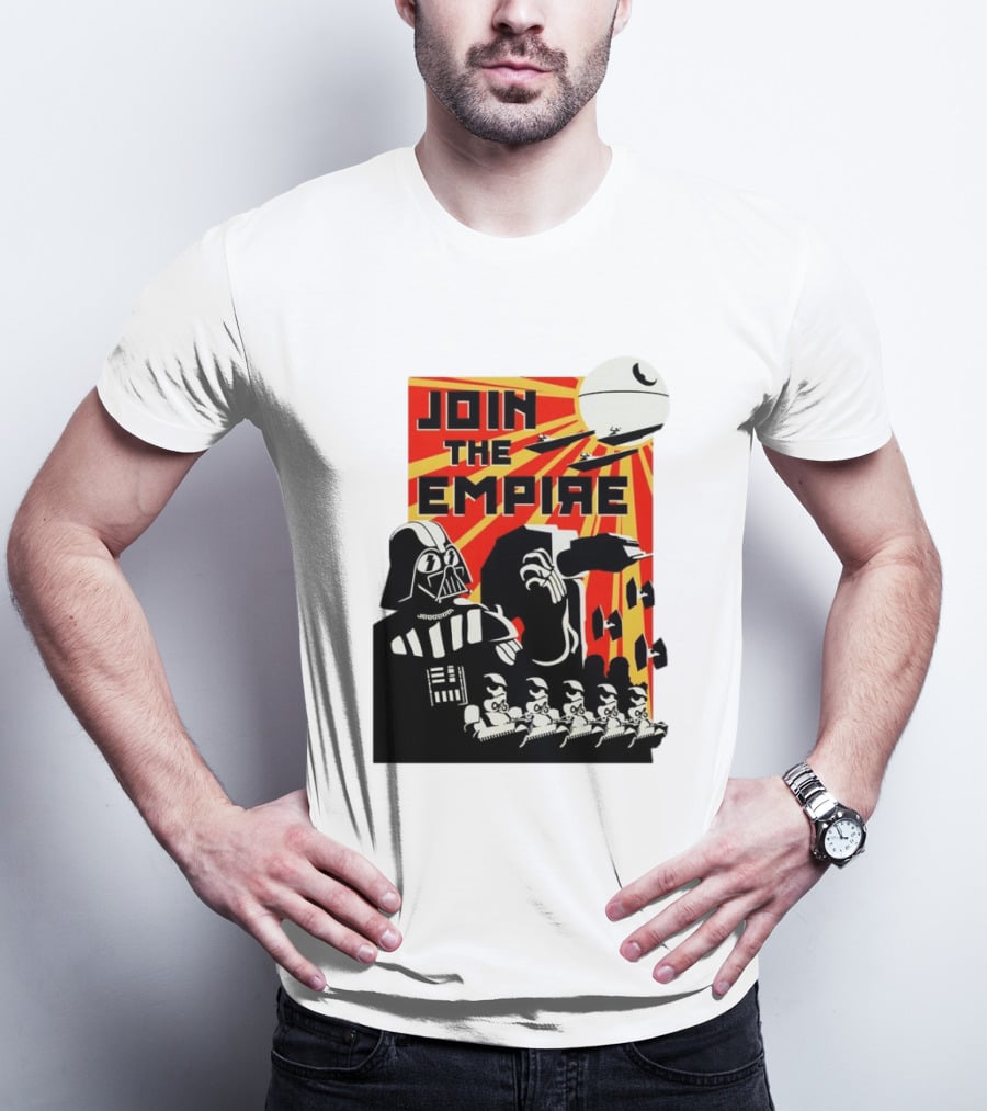 Join The Empire Propaganda Galactic Battle Recruitment T-Shirt
