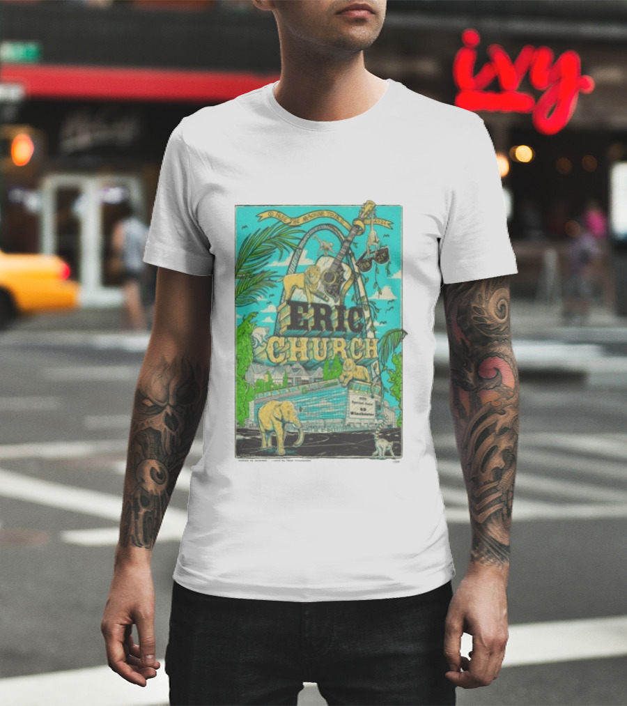 Eric Church St. Louis Gather Again Tour Feb 21 2026 Enterprise Center T-Shirt