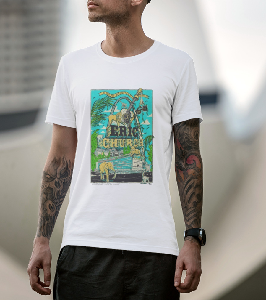 Eric Church St. Louis Gather Again Tour Feb 21 2026 Enterprise Center T-Shirt