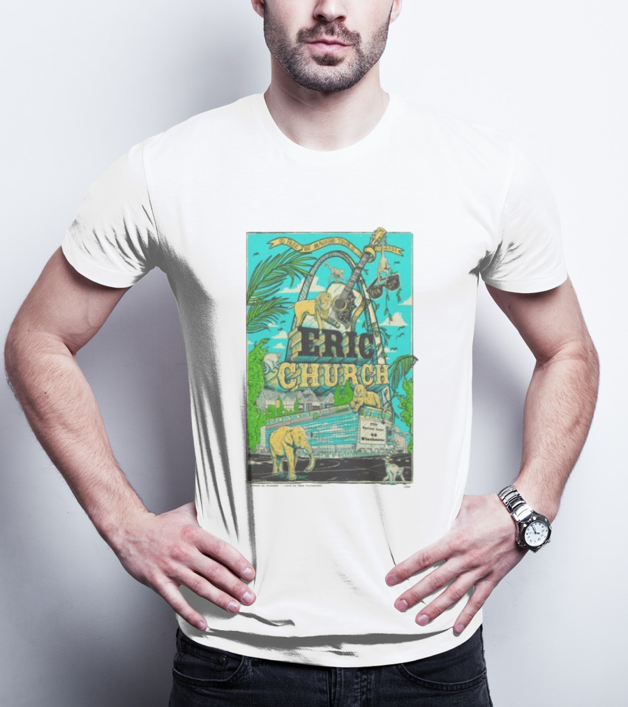 Eric Church St. Louis Gather Again Tour Feb 21 2026 Enterprise Center T-Shirt
