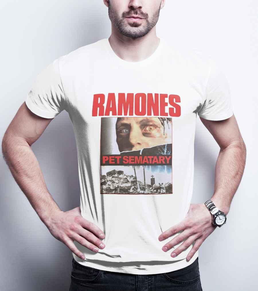 Ramones Pet Sematary Horror Movie T-Shirt