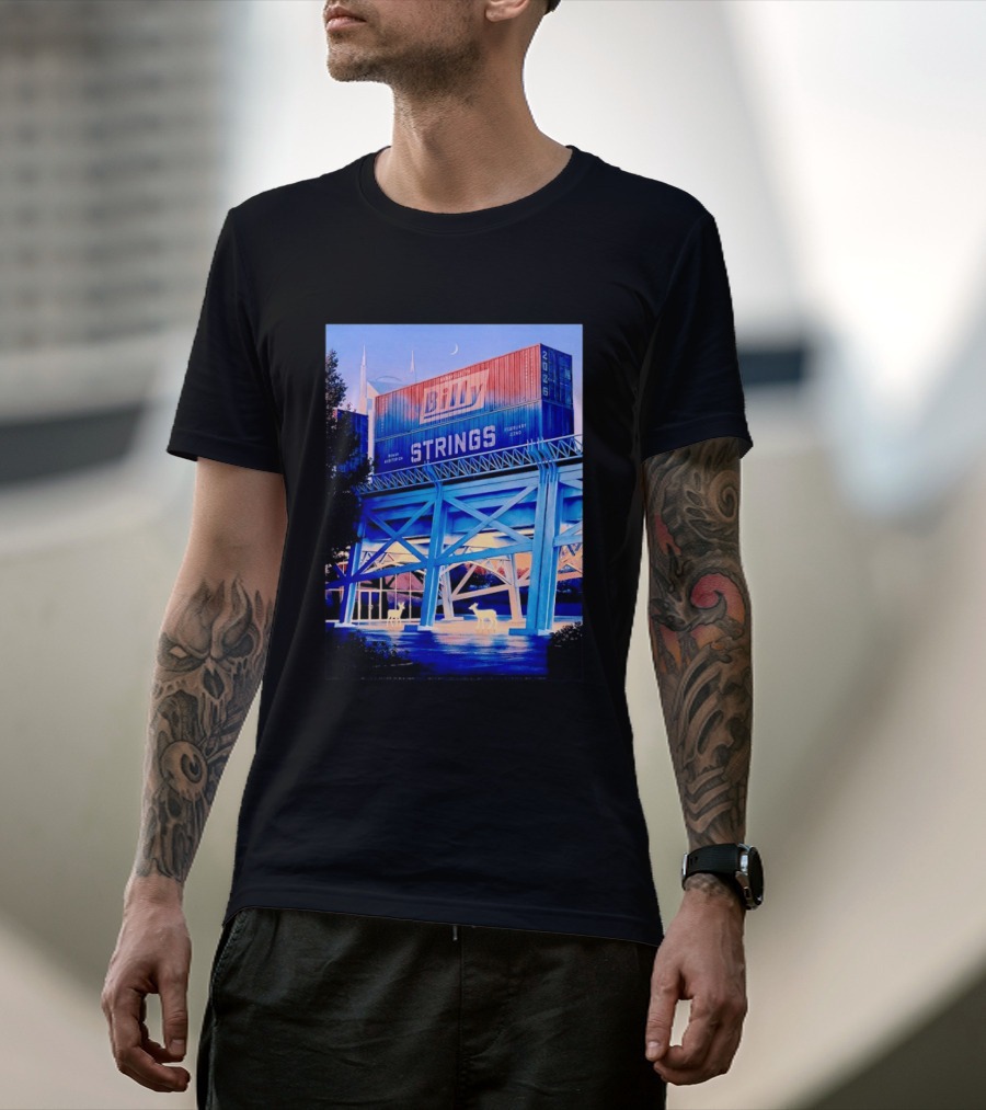 Billy Strings Nashville Tennessee February 20 To 22 2026 With Bridge And Deer T-Shirt