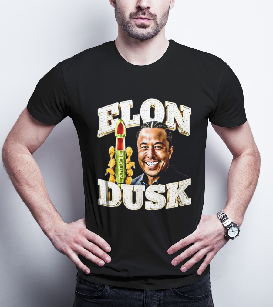 Elon Dusk SpaceX Rocket And Teddy Bears T-Shirt