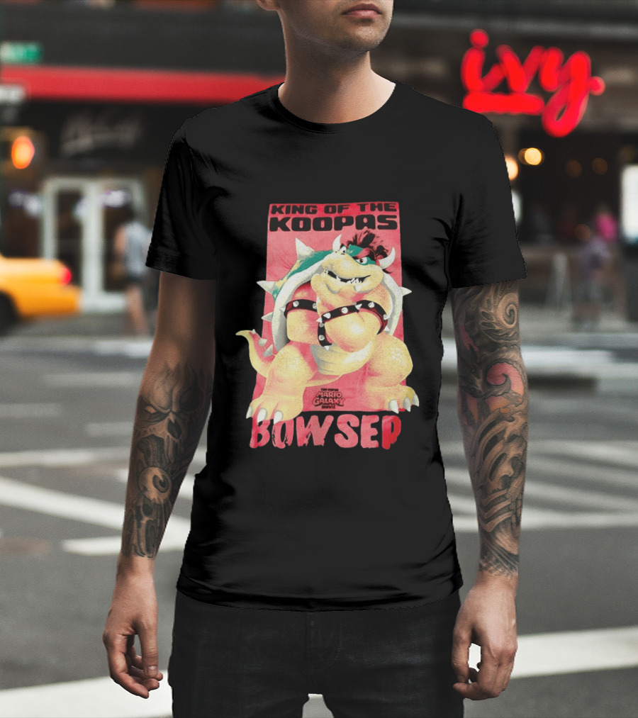 King Of The Koopas Bowser Mario Galaxy Movie T-Shirt